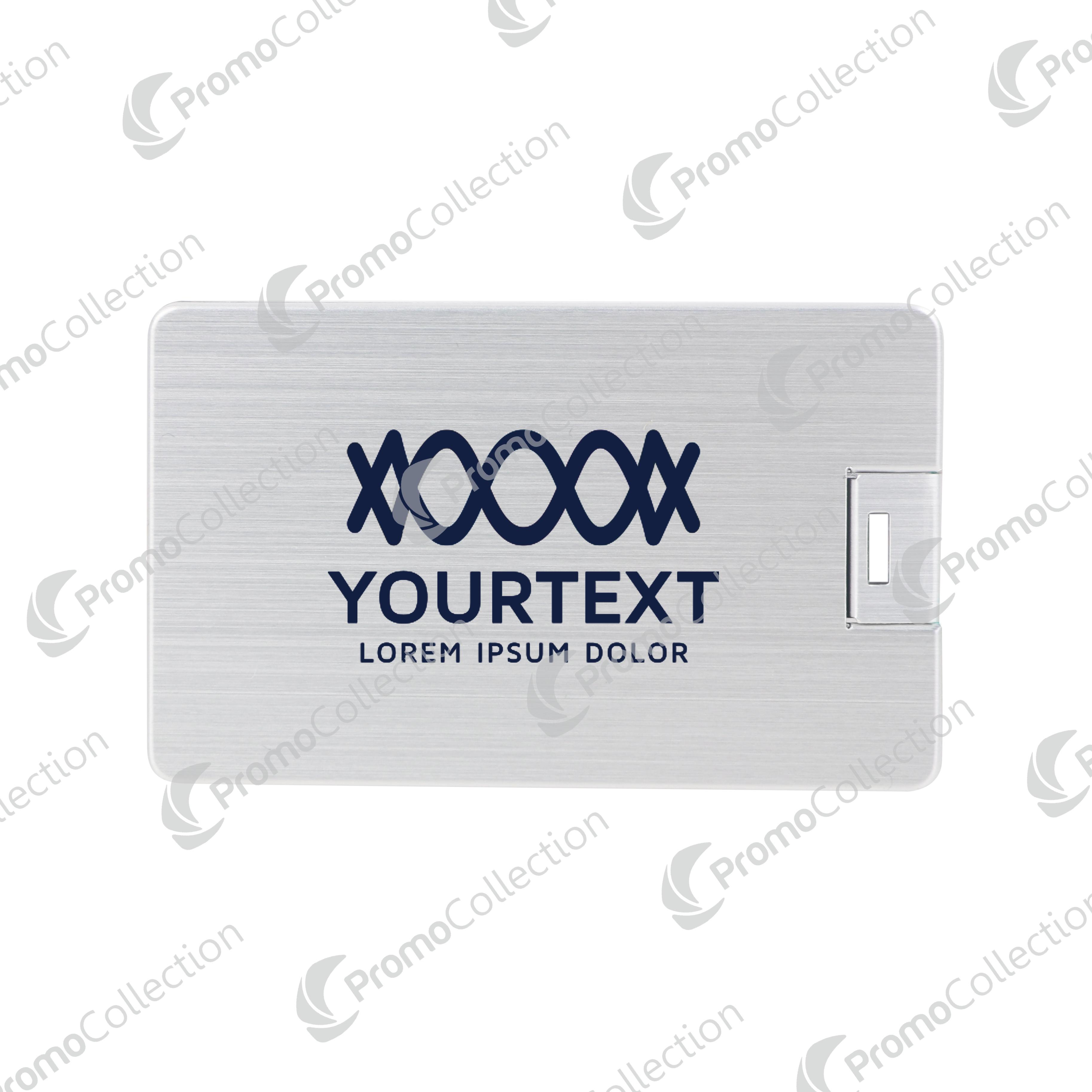 Small Alloy Card Shaped Flash Drive