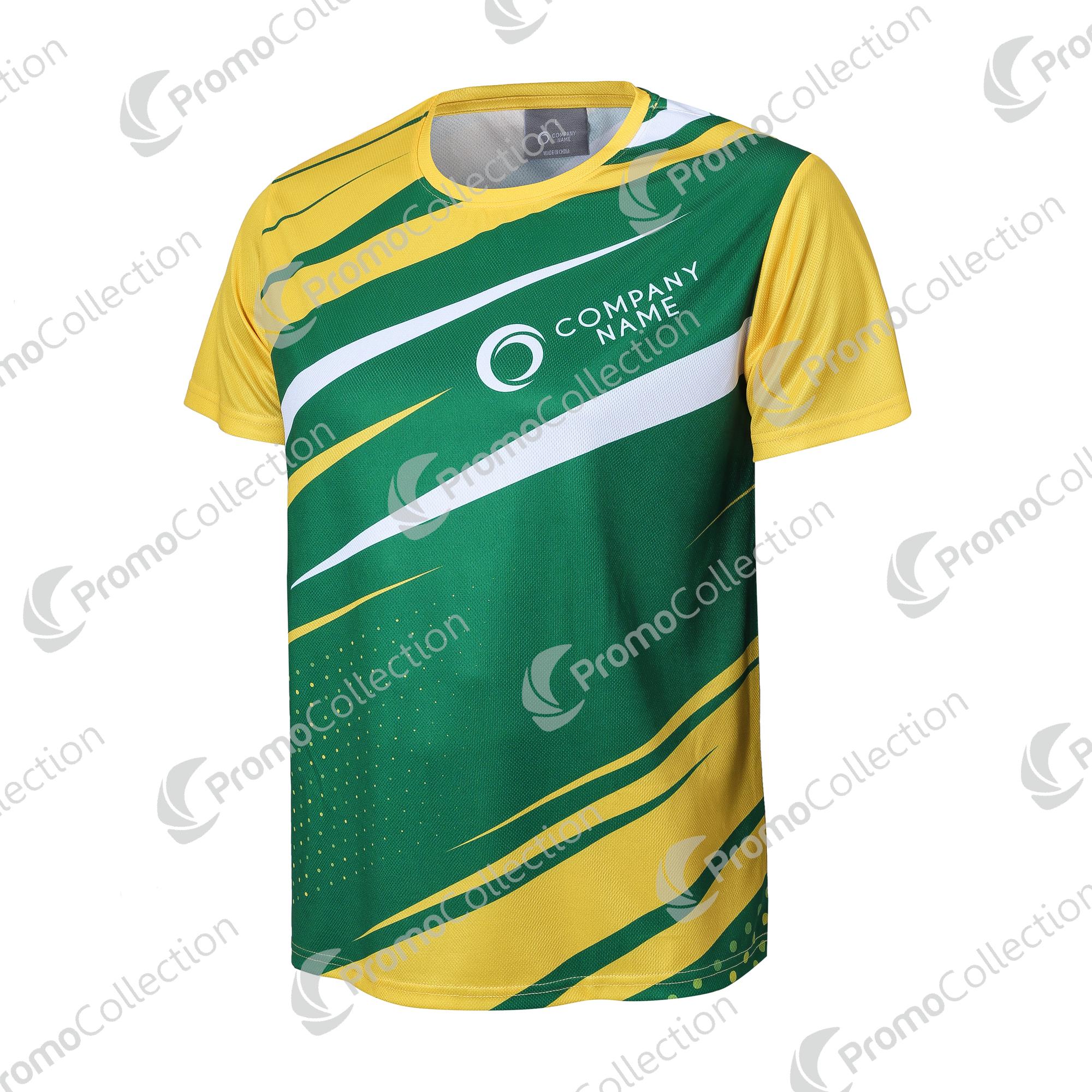 100% Polyester Sublimated Sports Tee Shirt