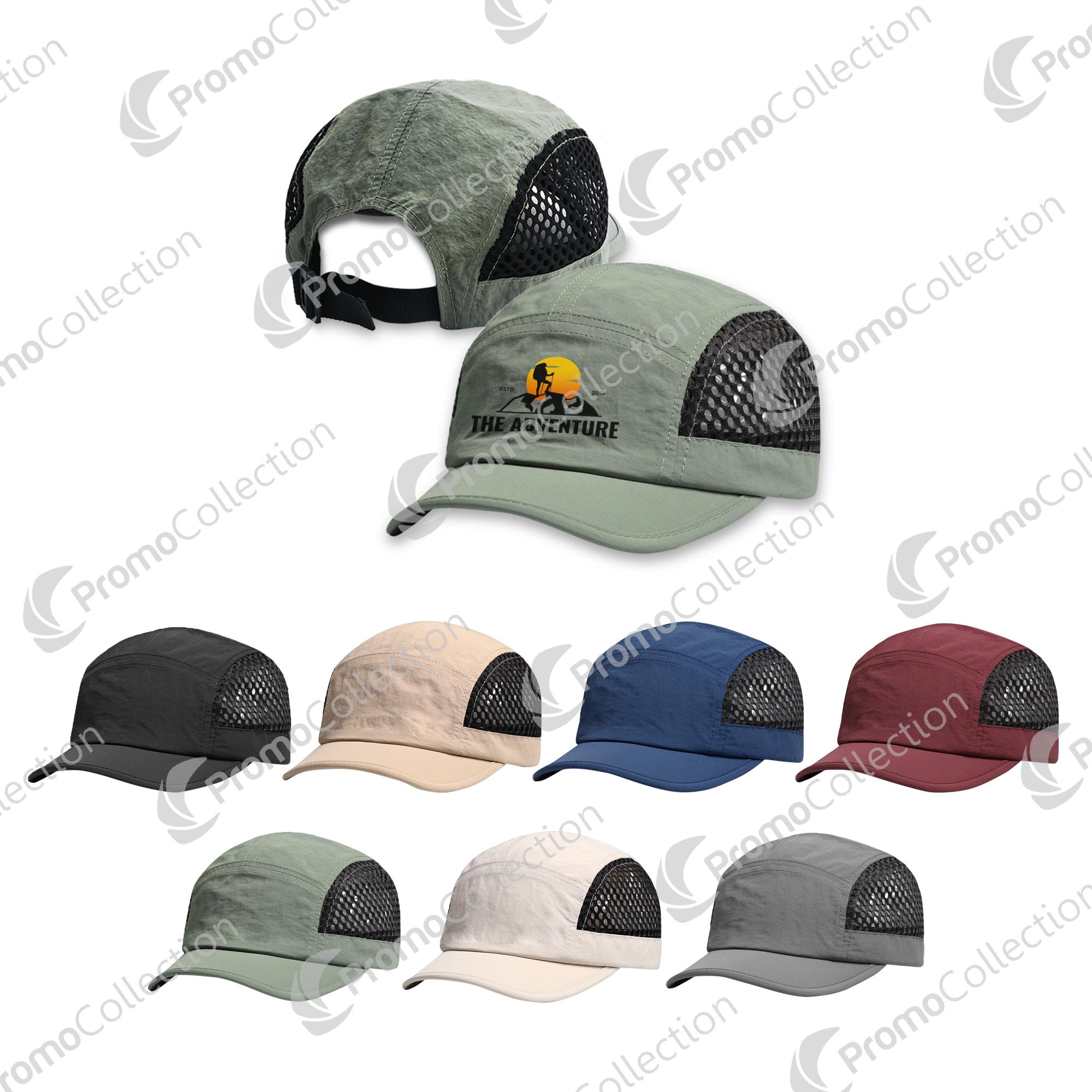 Short Brimmed Mesh Running Cap